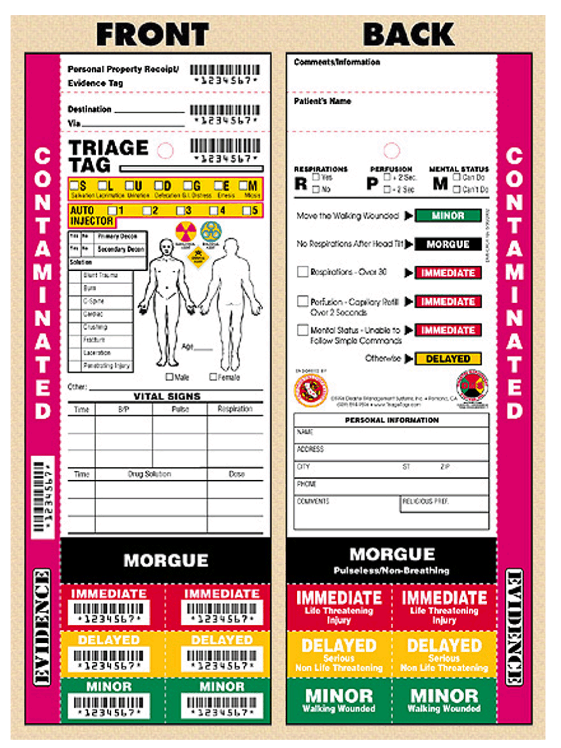 Triage Page Triage Page
